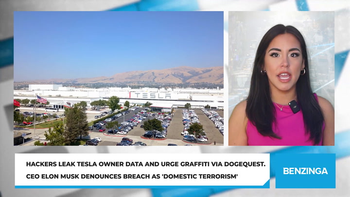 Hackers Leak Tesla Owner Data and Urge Graffiti via DOGEQUEST. CEO Elon ...