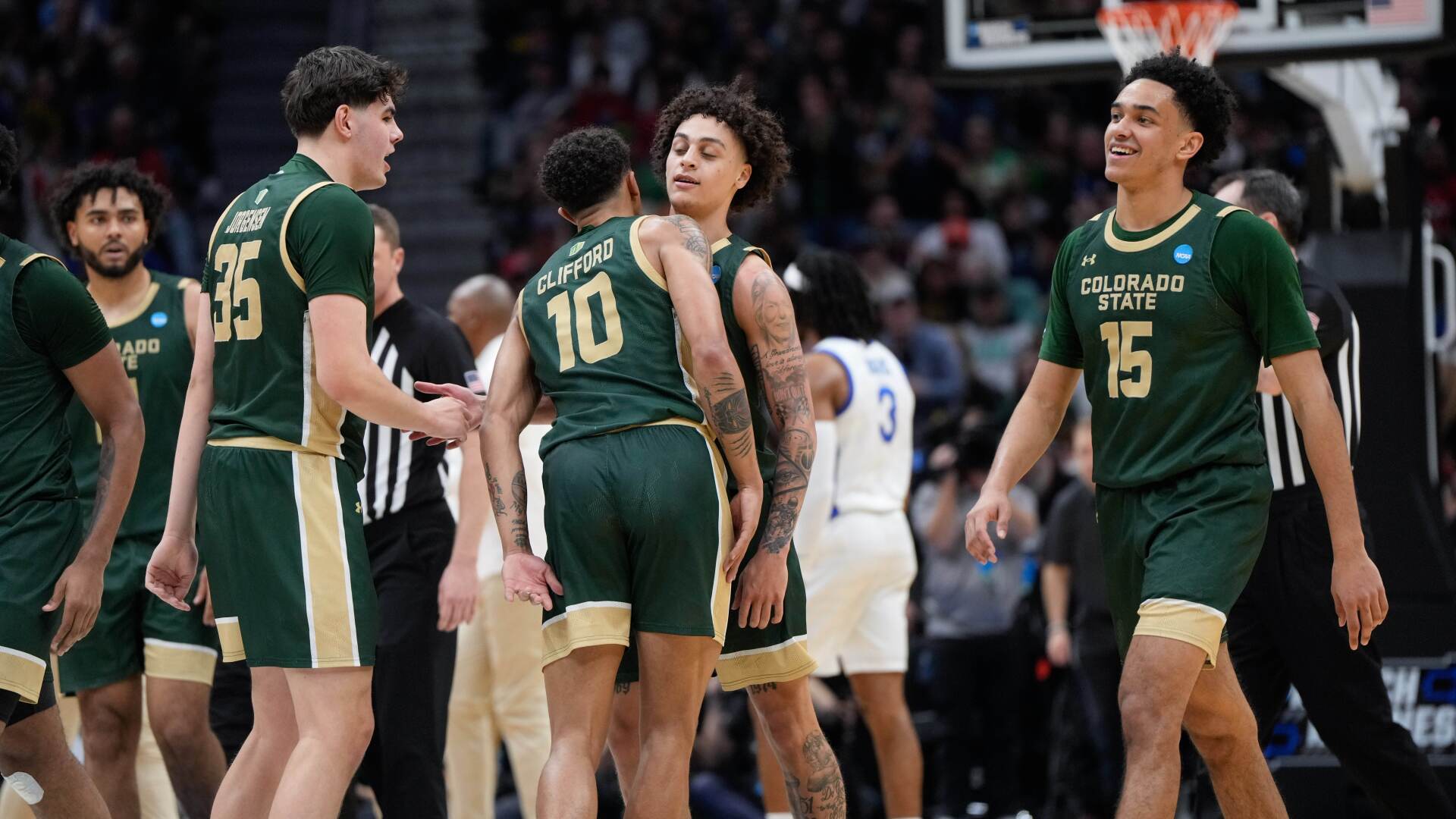 Kyan Evans and favored No. 12 seed Colorado State beat short-handed ...