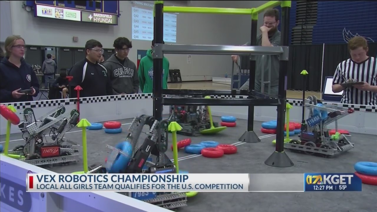 Kern County girls team qualifies for U.S. Vex Robotics Championship