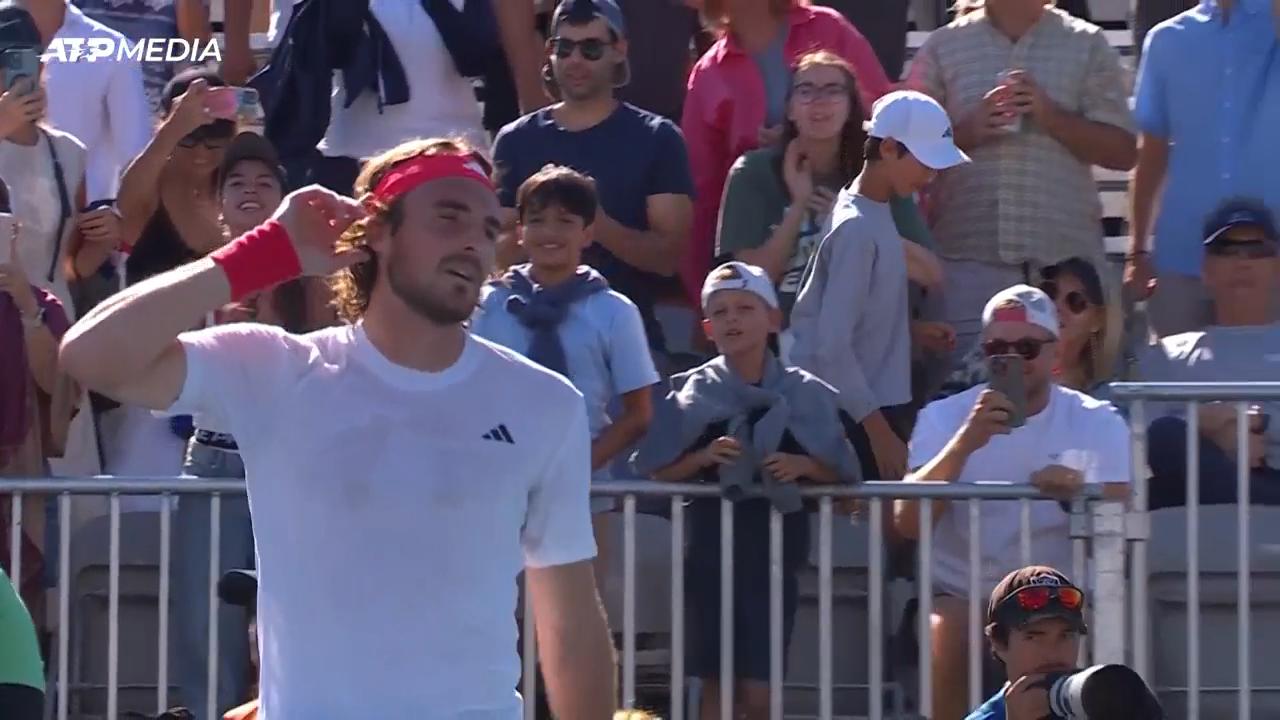 Tsitsipas reaches Miami Open 3rd round after comeback win over Tseng