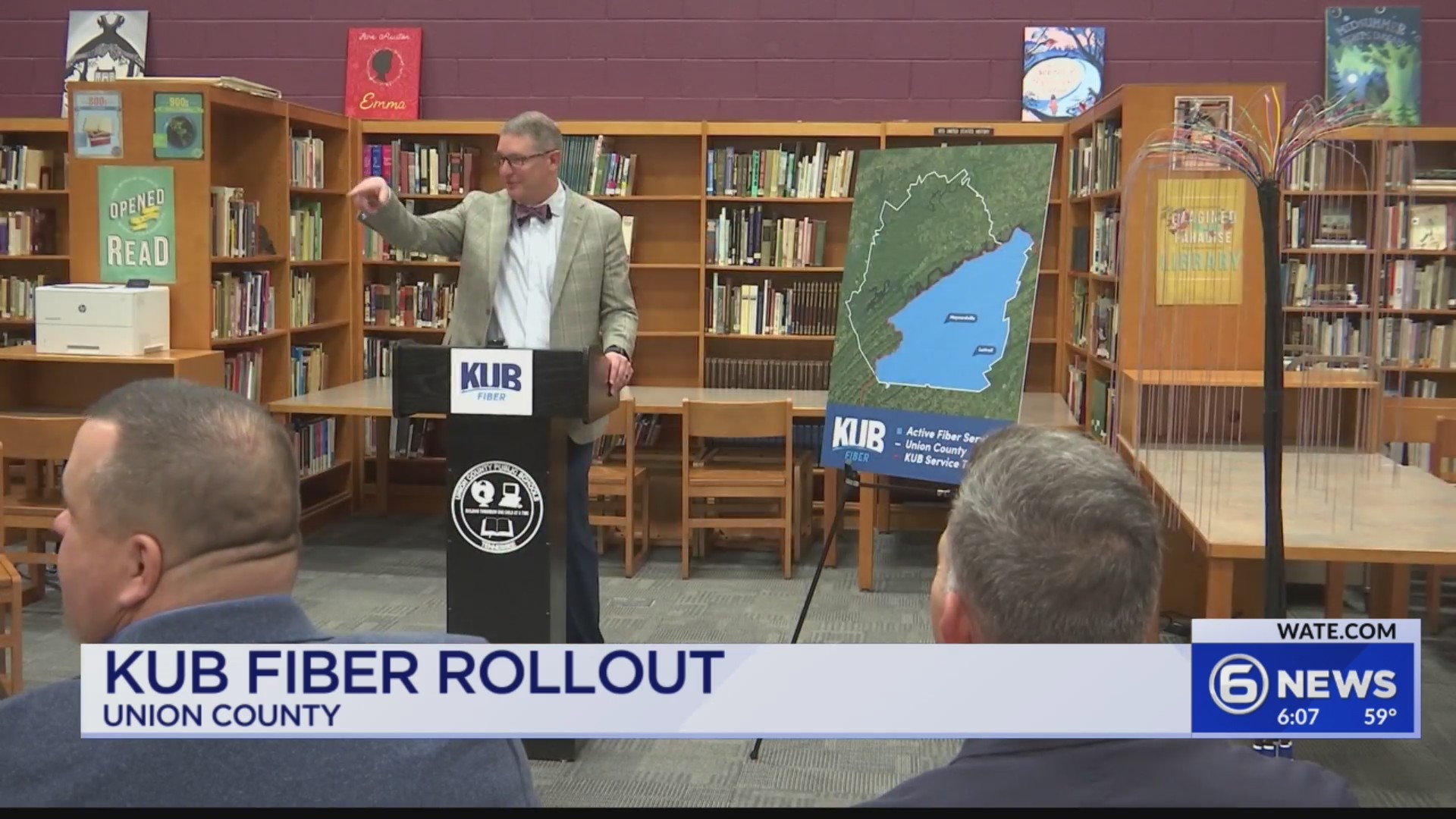 Union County leaders celebrate expanded internet access with KUB Fiber