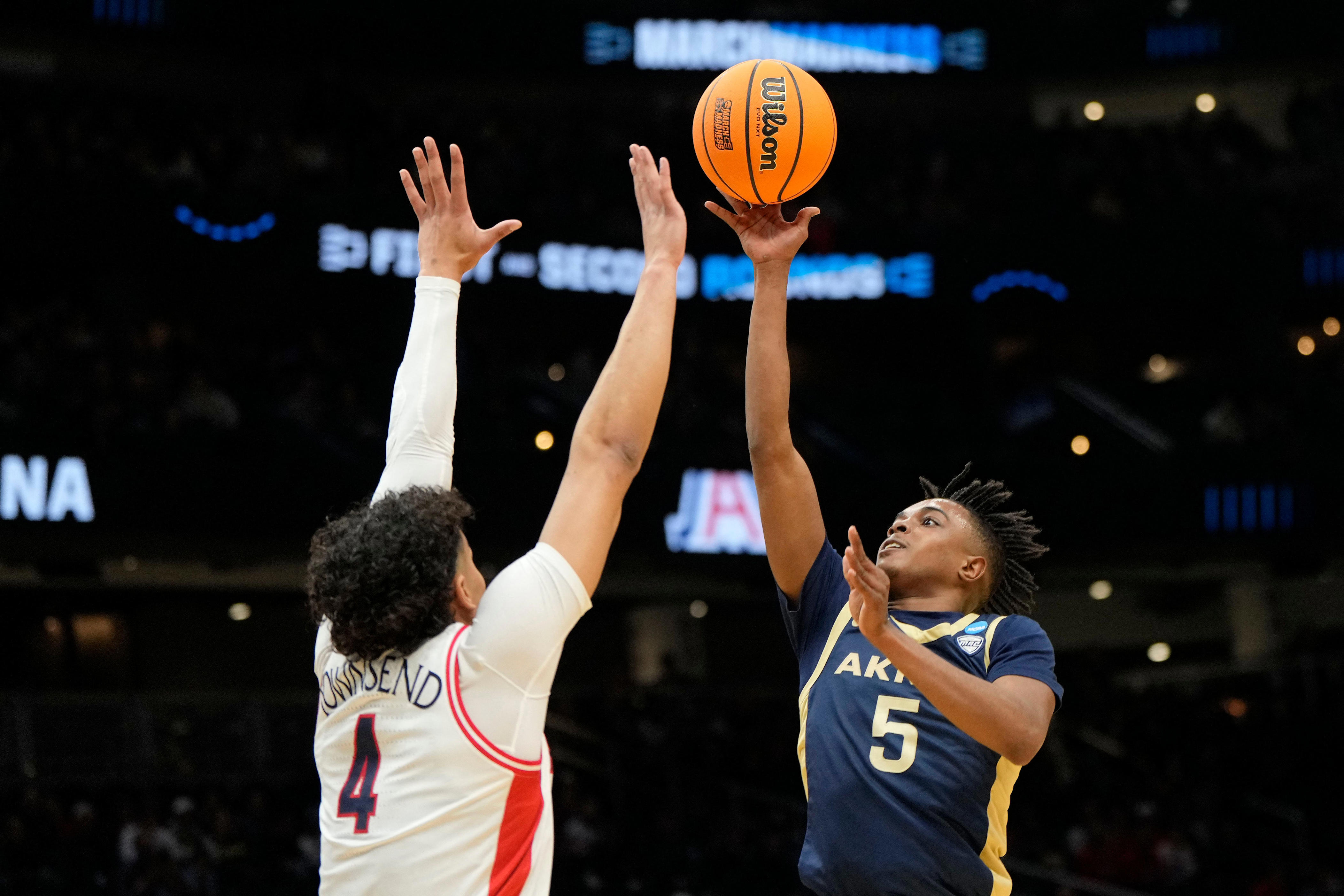 NCAA Tournament Seattle 2025 score | Akron Zips vs. Arizona recap ...