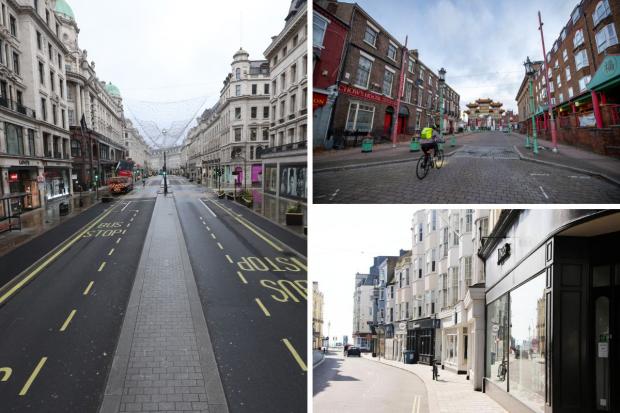 Take a look back at the UK's empty streets during Covid-19 lockdowns ...