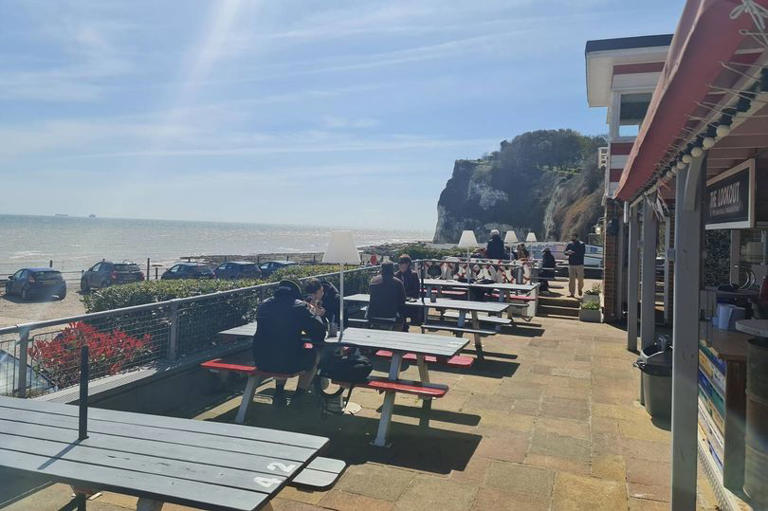 The gorgeous hidden Kent bay with caves and rock pools that has ...