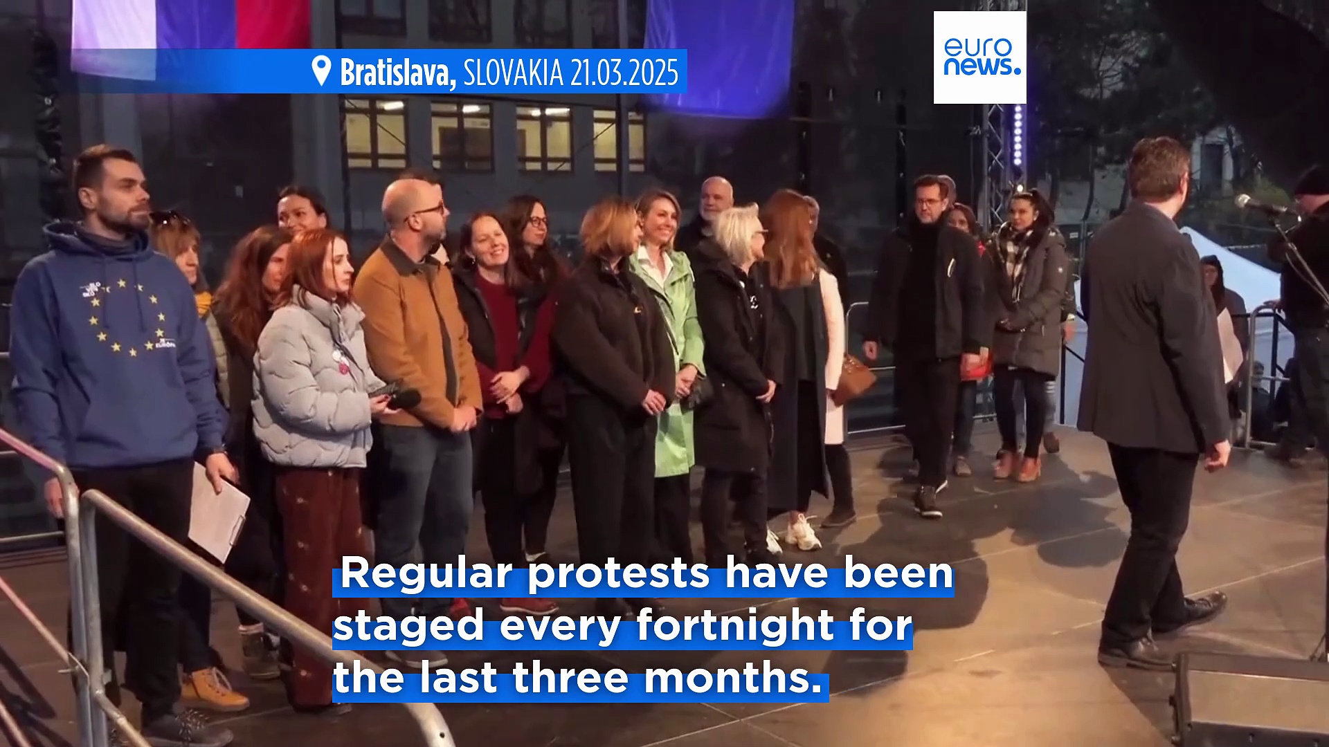 Thousands of Slovaks protest in Bratislava against PM Robert Fico and ...