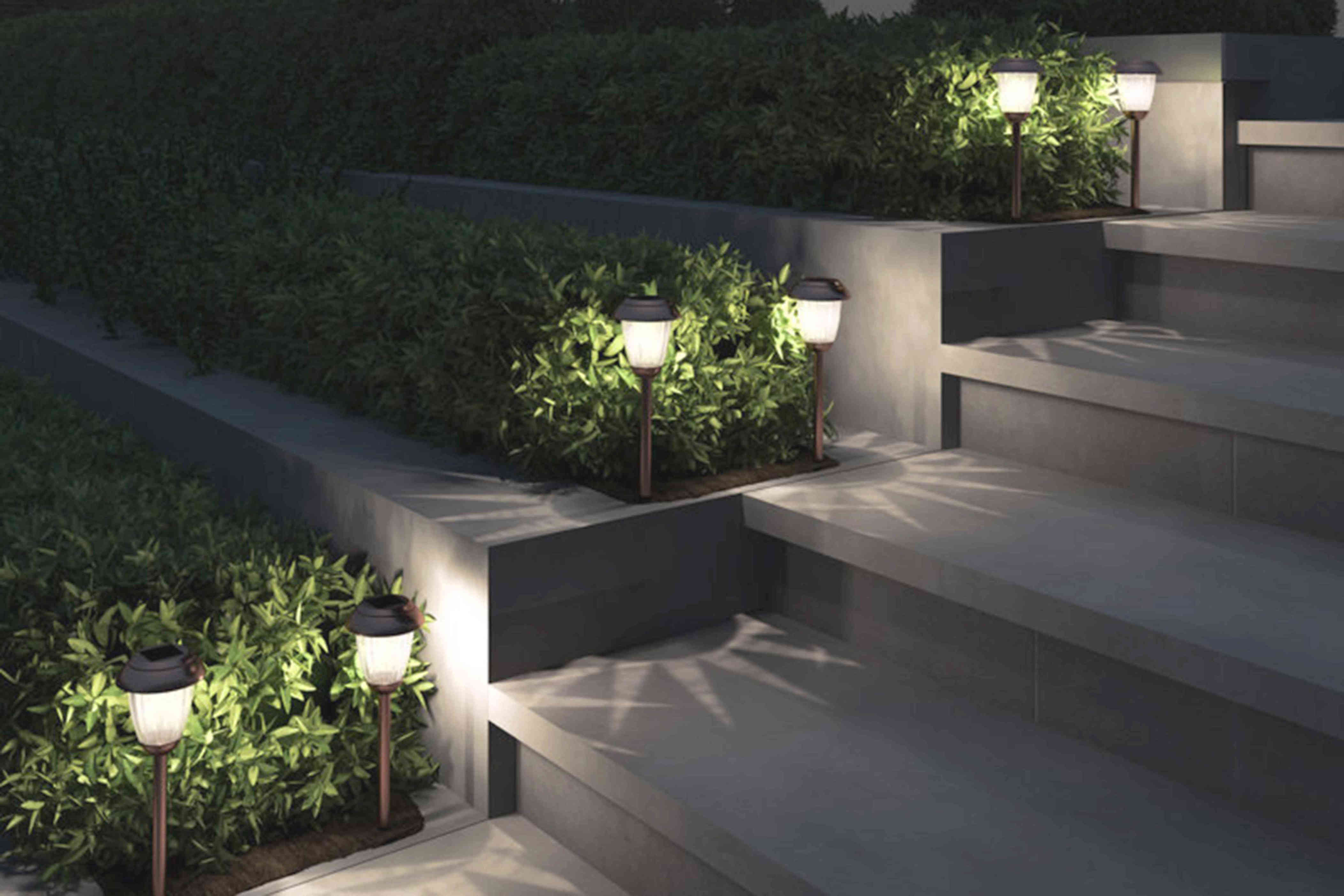 These solar lawn lights add ‘upscale ambience’ to pathways and gardens ...
