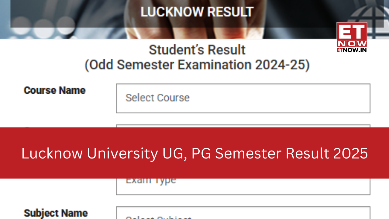 Lucknow University UG, PG semester result 2025 OUT at lkouniv.ac.in ...