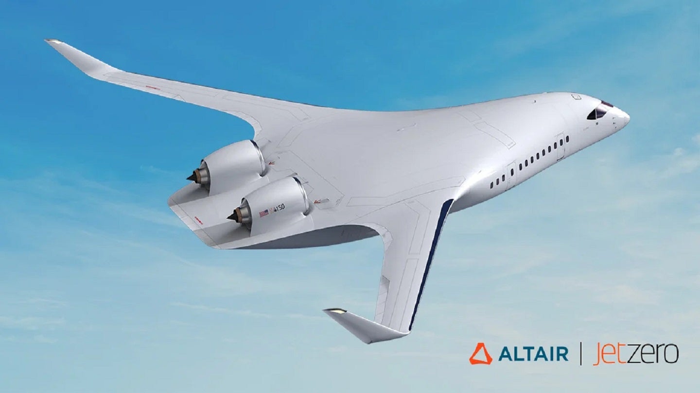 Altair, JetZero to advance blended wing airplane technology