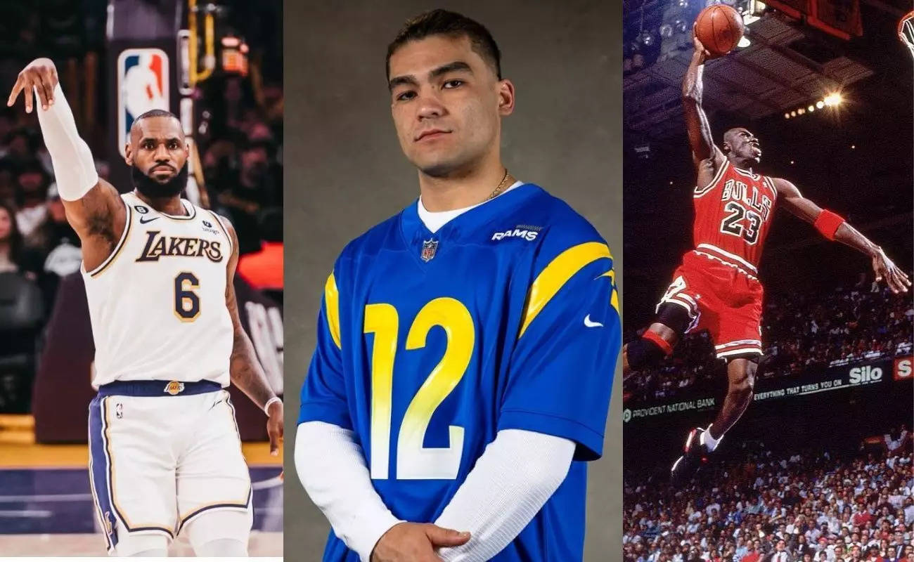 LA Rams star Puka Nacua explains why LeBron James is the true NBA GOAT ...