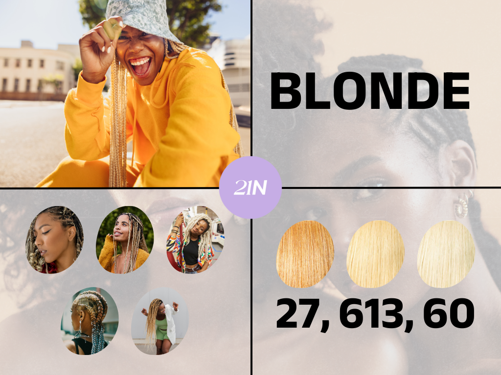 A 21Ninety Braiding Hair Color Chart Guide