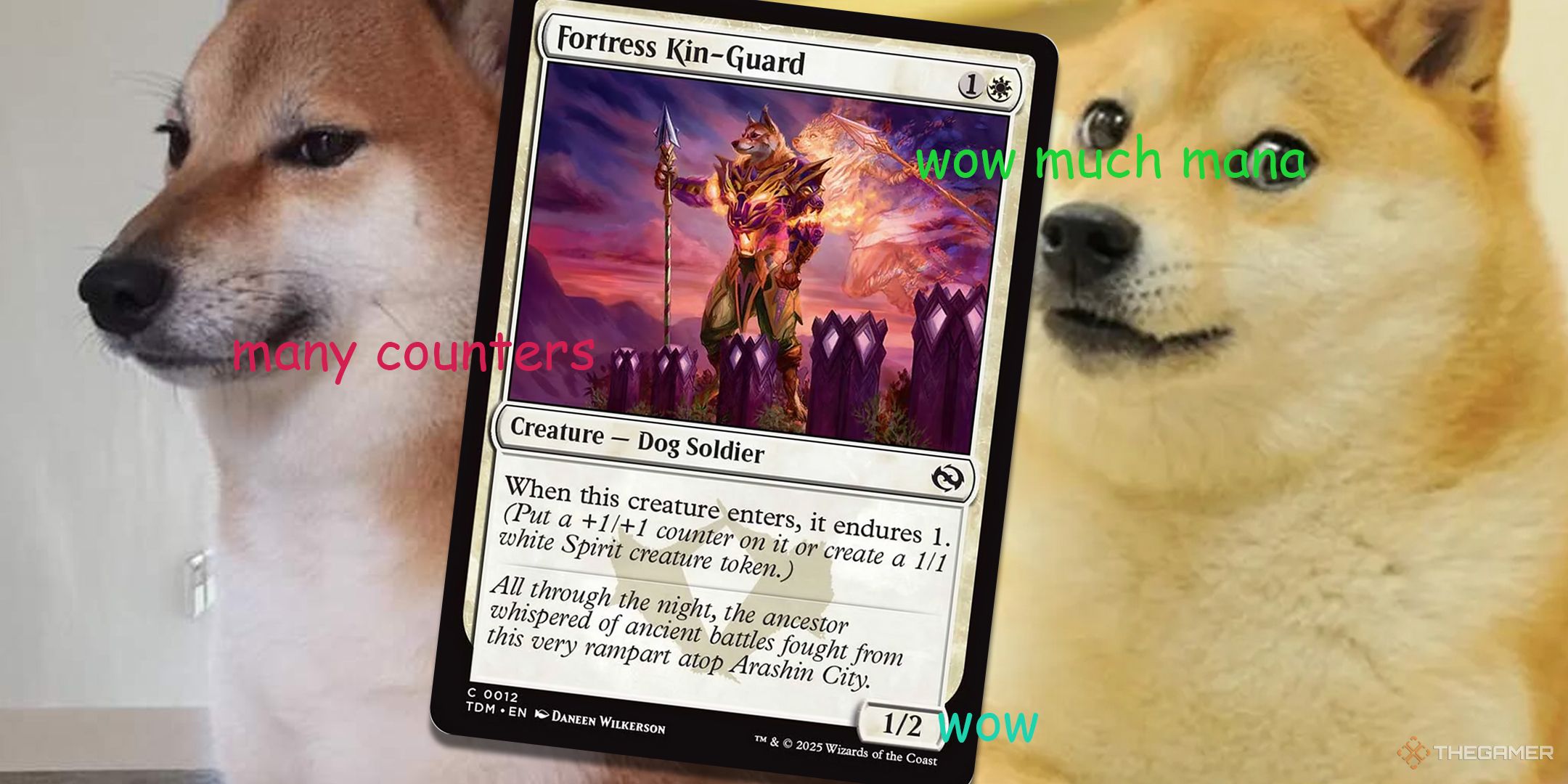 Does This Tarkir: Dragonstorm MTG Card Pay Tribute To Famous Meme Dogs?