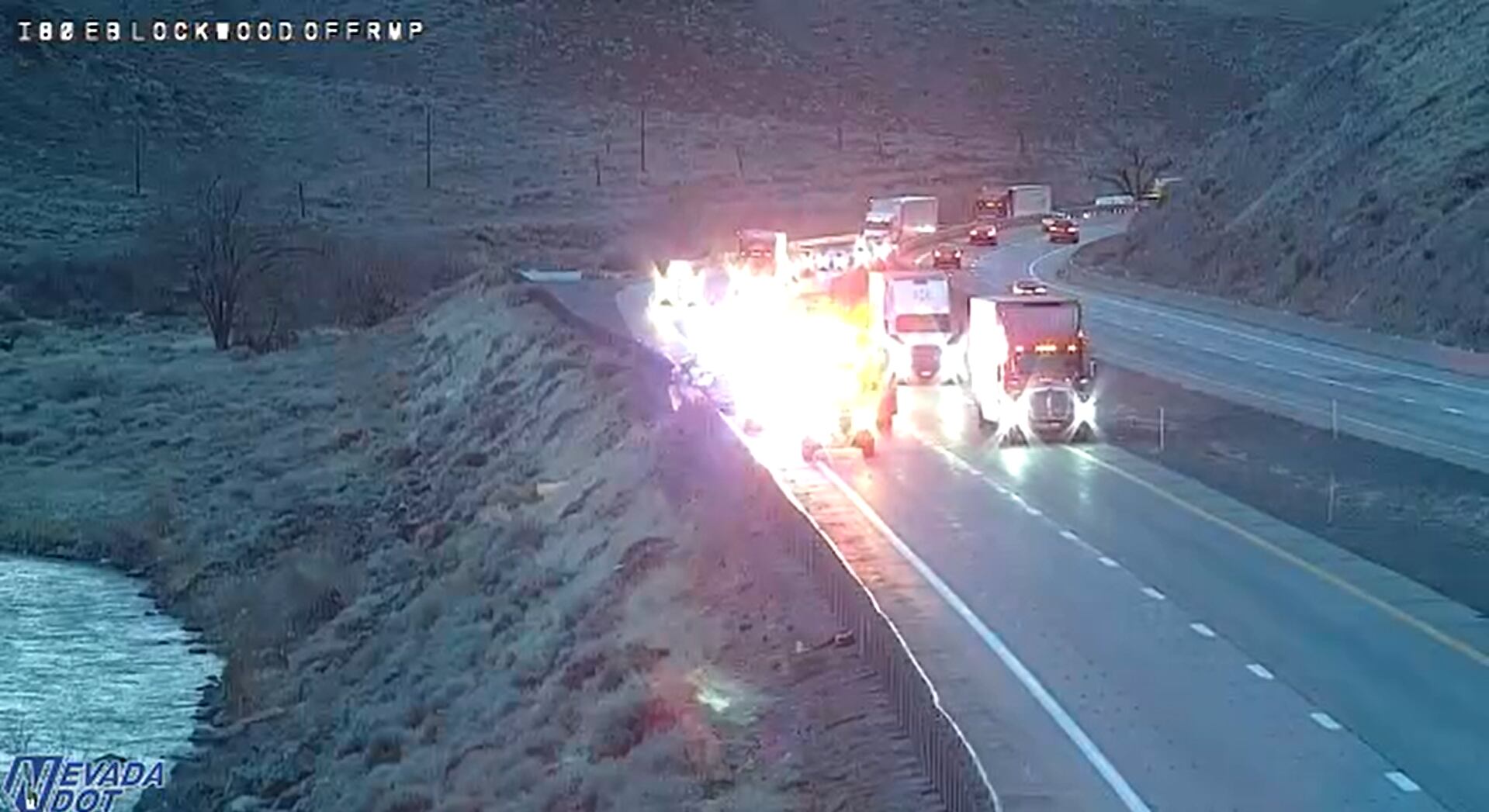 Traffic backing up on I-80 amid police activity