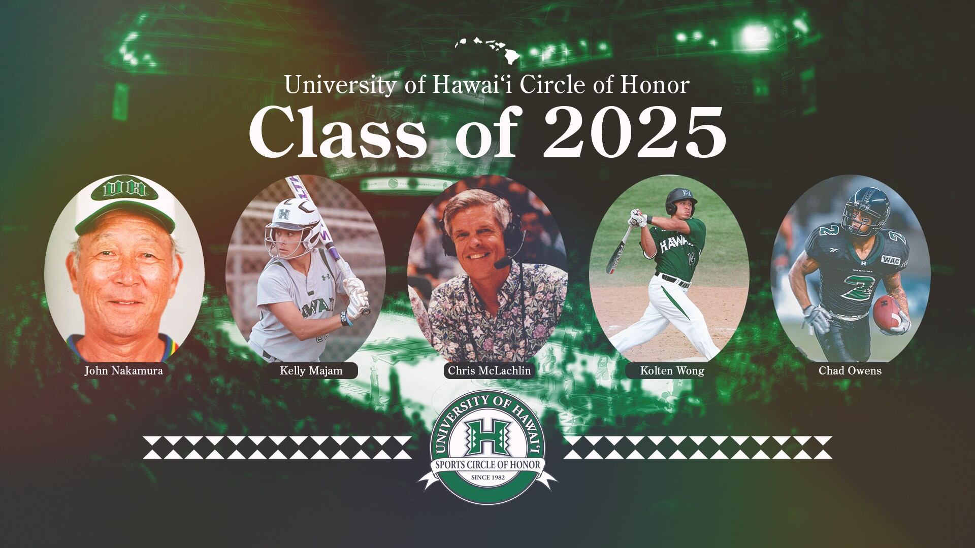UH unveils full 2025 Sports Circle of Honor class