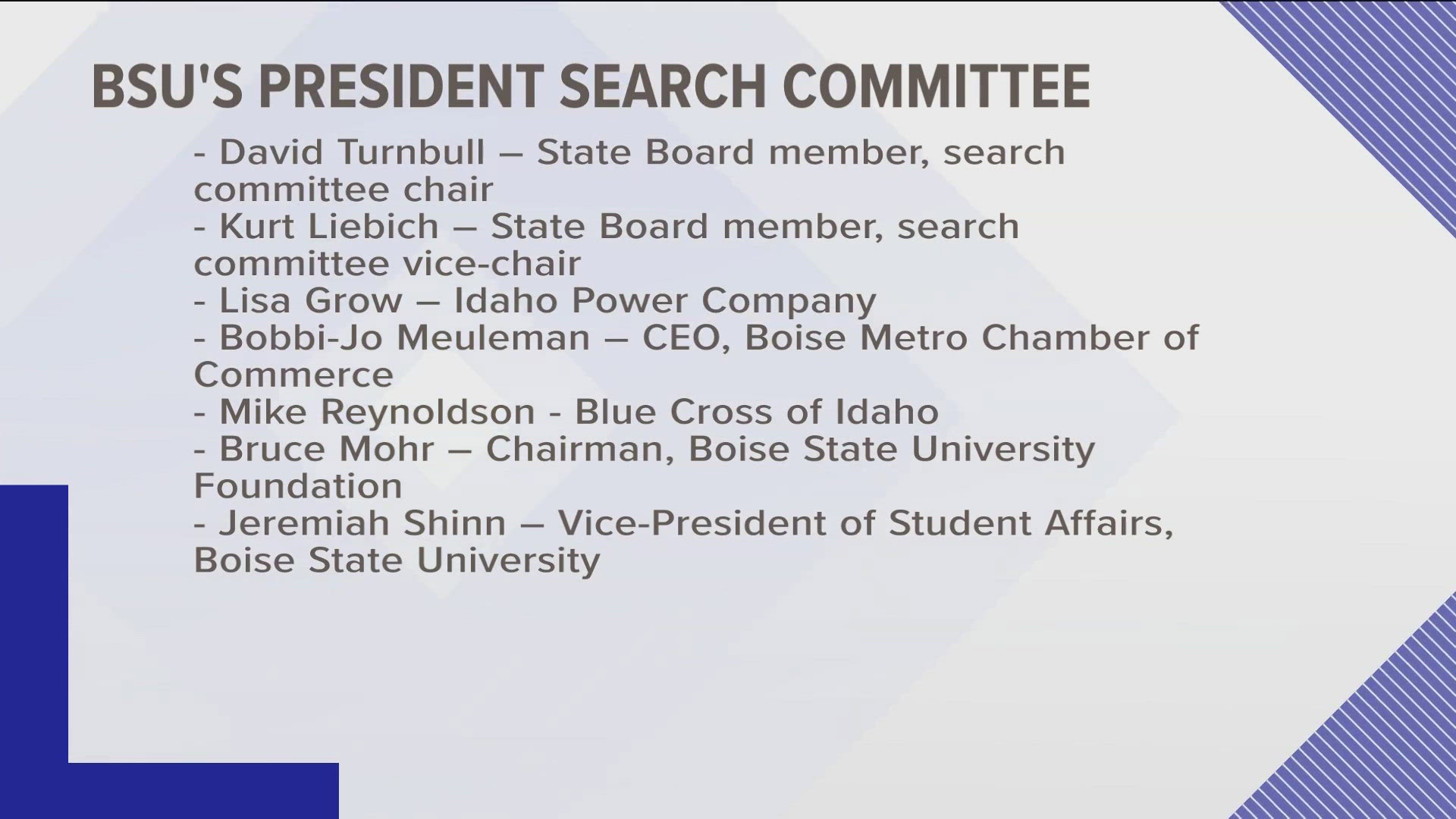 Search committee created for new Boise State University President