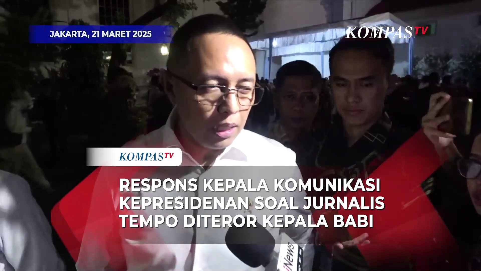 Istana Tanggapi Teror Kepala Babi ke Jurnalis Tempo: Sudah Dimasak Aja