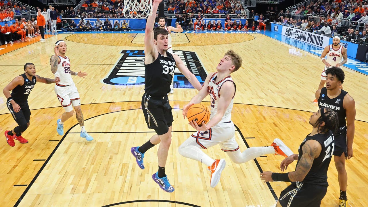 March Madness: Will Riley shines as Illinois basketball stymies Xavier ...