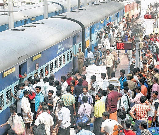 To address crowd surge, Southern Railways adds more general-class ...