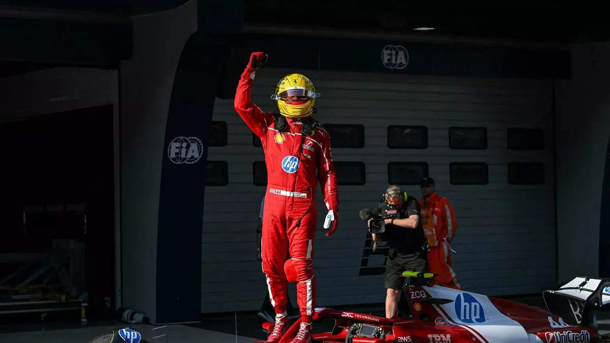 Lewis Hamilton secures historic first Ferrari win with thrilling ...