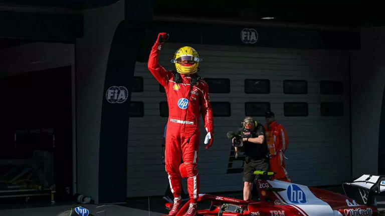 Lewis Hamilton secures historic first Ferrari win with thrilling triumph at the F1 China GP 2025 ...