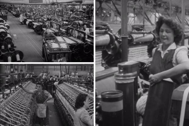 Life in post-war Oldham mills captured in archive footage