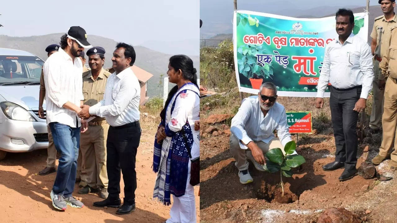 Unseen pics of Mahesh Babu planting trees in Odisha for 'SSMB29' go viral!