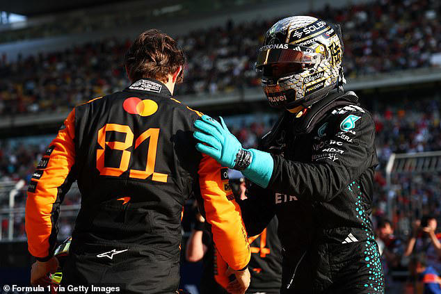 Oscar Piastri claims his first ever-pole position in China Grand Prix qualifying with McLaren ...