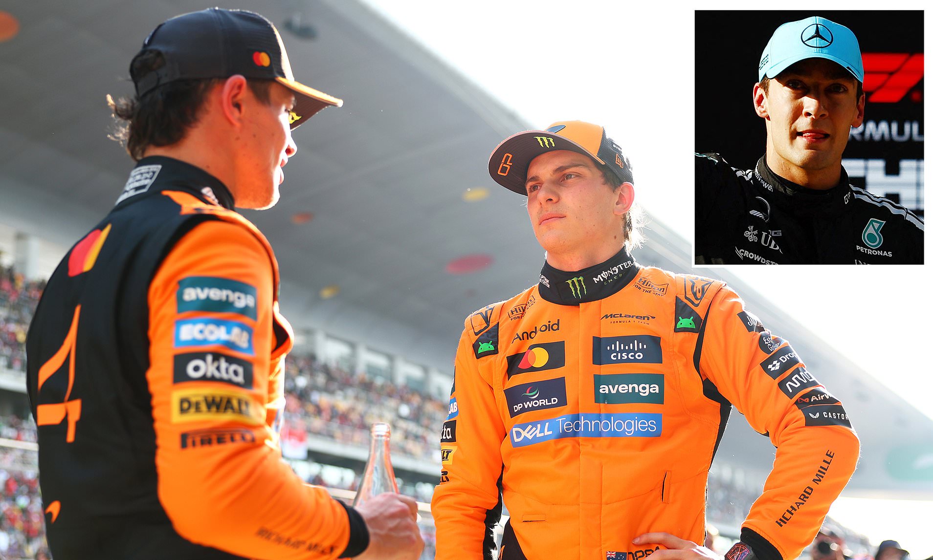 Oscar Piastri claims his first ever-pole position in China Grand Prix ...