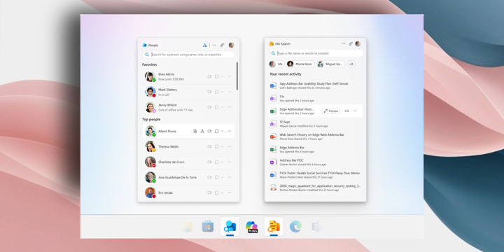 People und File Search: Neue Companion-Apps für Microsoft 365 vorgestellt