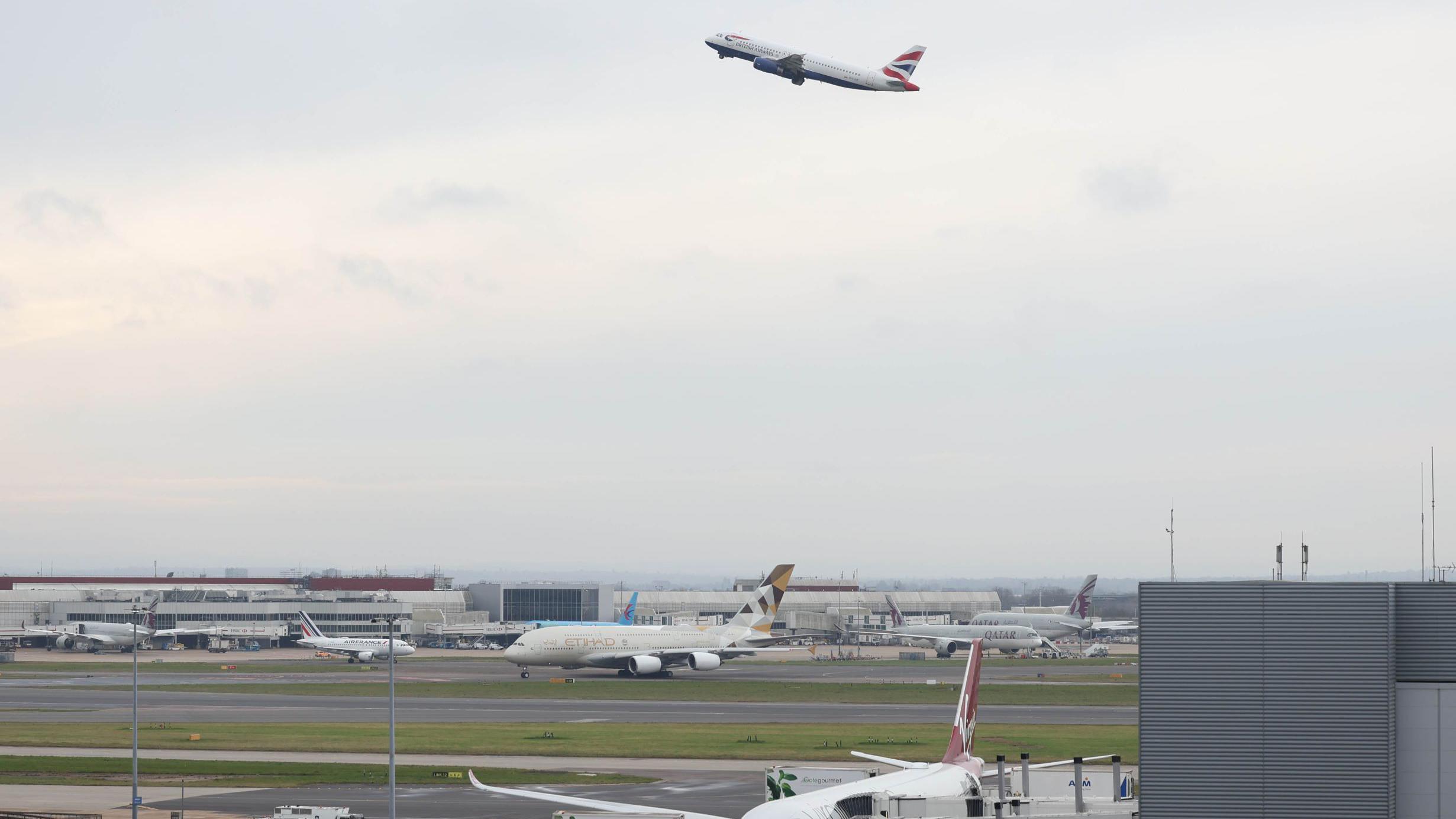 Heathrow flights to Scotland resume after fire