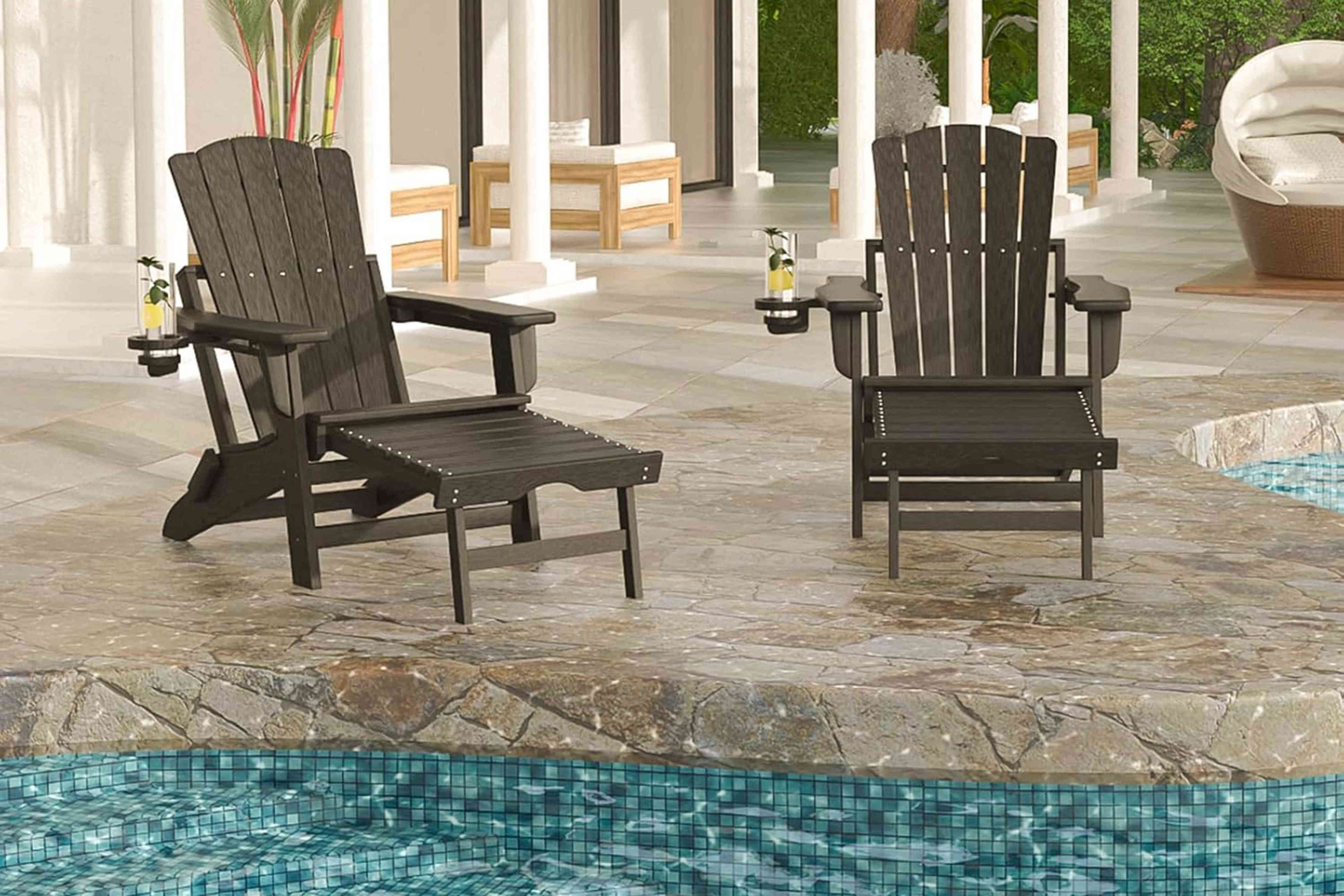 This Adirondack Chair with a Hidden Ottoman Just Launched on Amazon—and ...