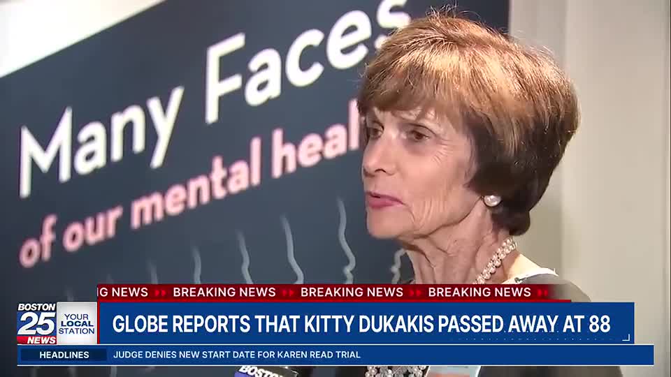 Kitty Dukakis, former first lady of Massachusetts, dies at 88