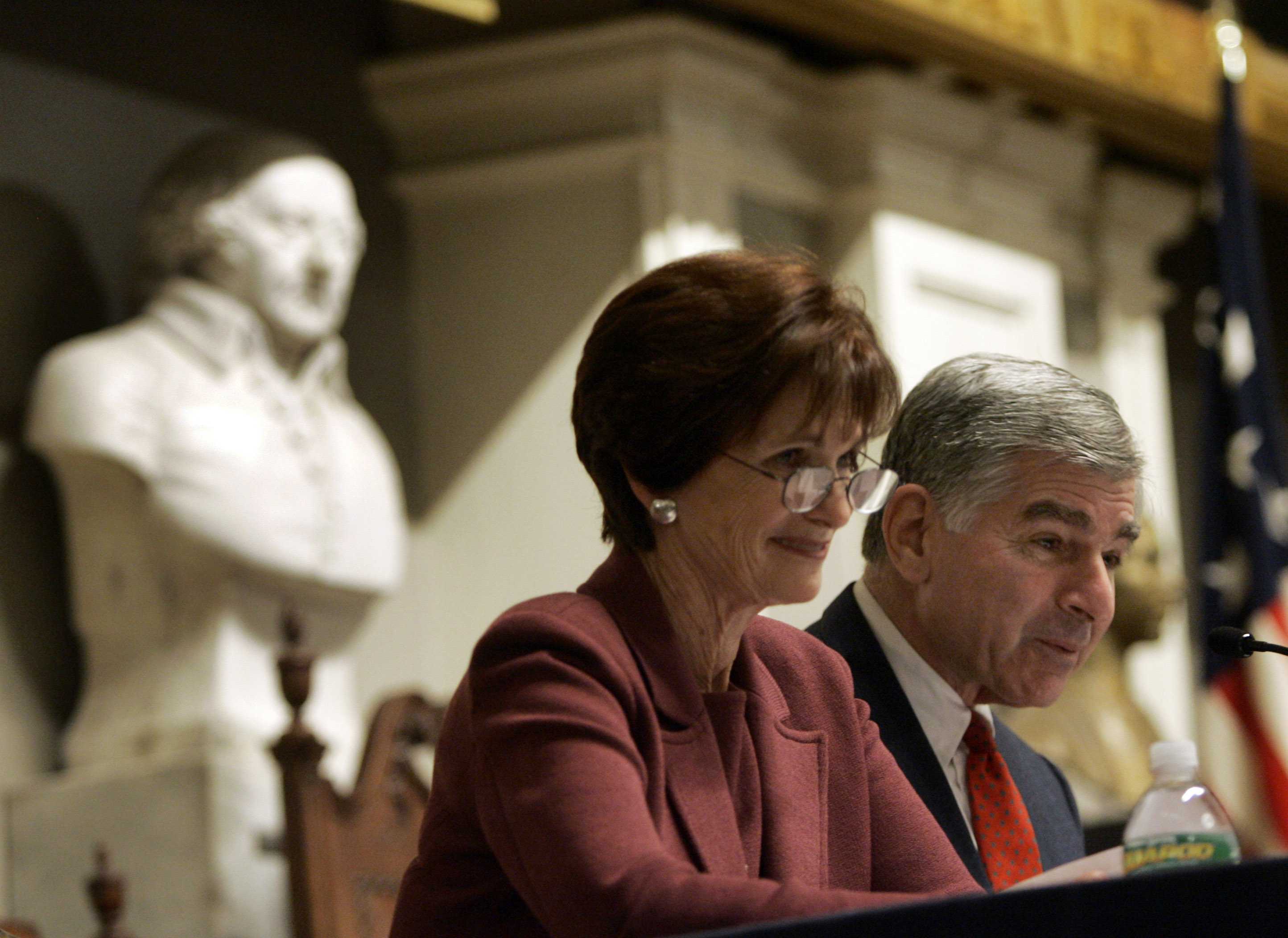 Kitty Dukakis, wife of Democratic presidential nominee Michael Dukakis ...