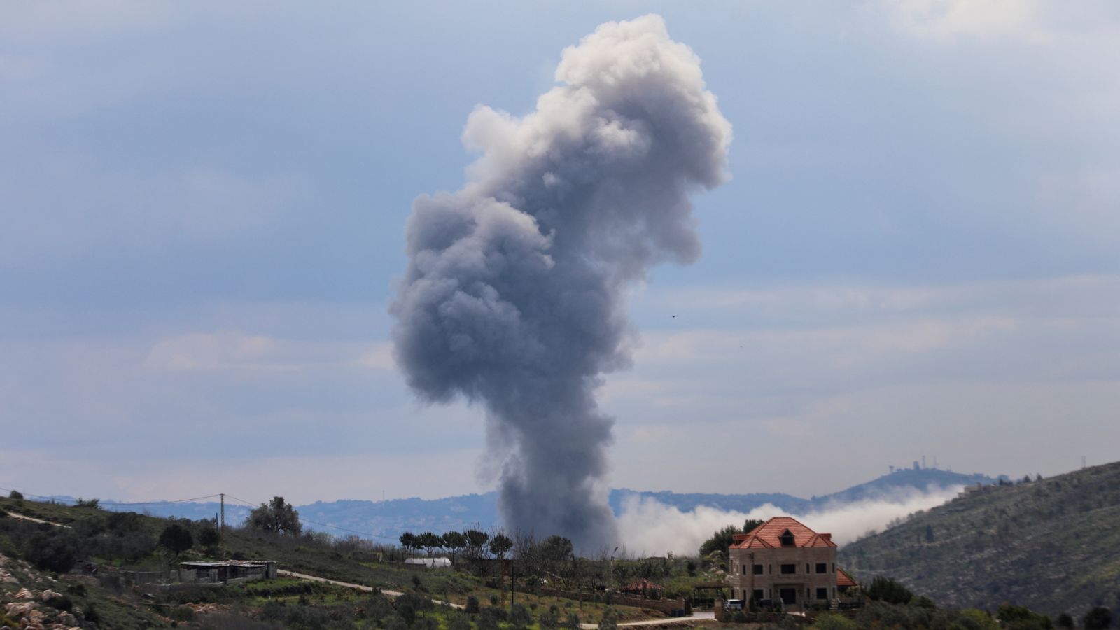 'Two dead and eight injured' as Israel strikes Lebanon in response to ...