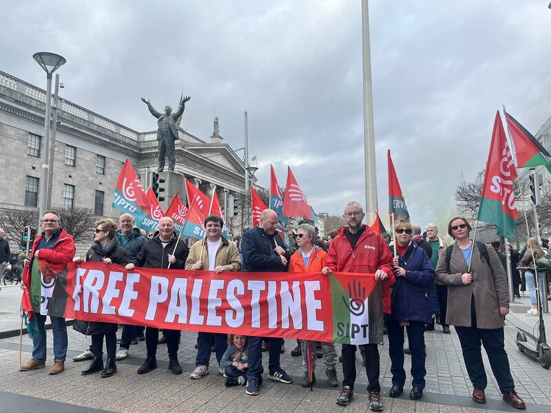 'It is so un-Irish to give up hope': Protesters calling for sanctions ...