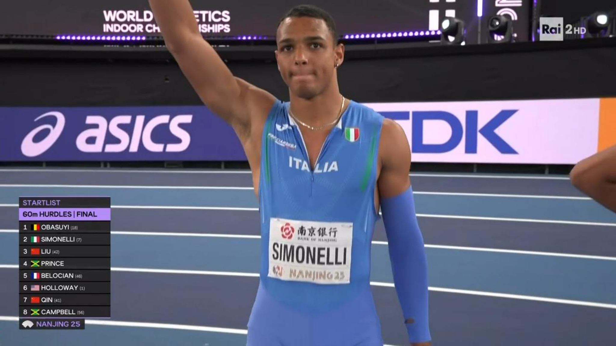 Mondiali indoor atletica: il quarto posto di Lollo Simonelli nei 60 ...