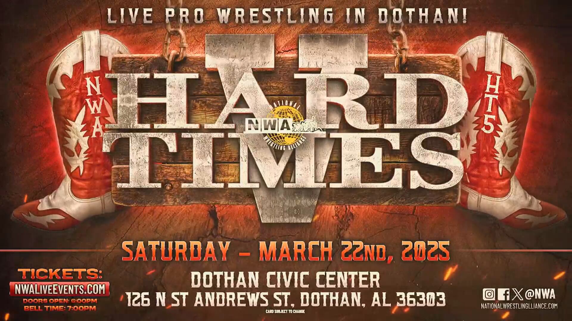 NWA Hard Times V: Top 5 matches to watch in Dothan