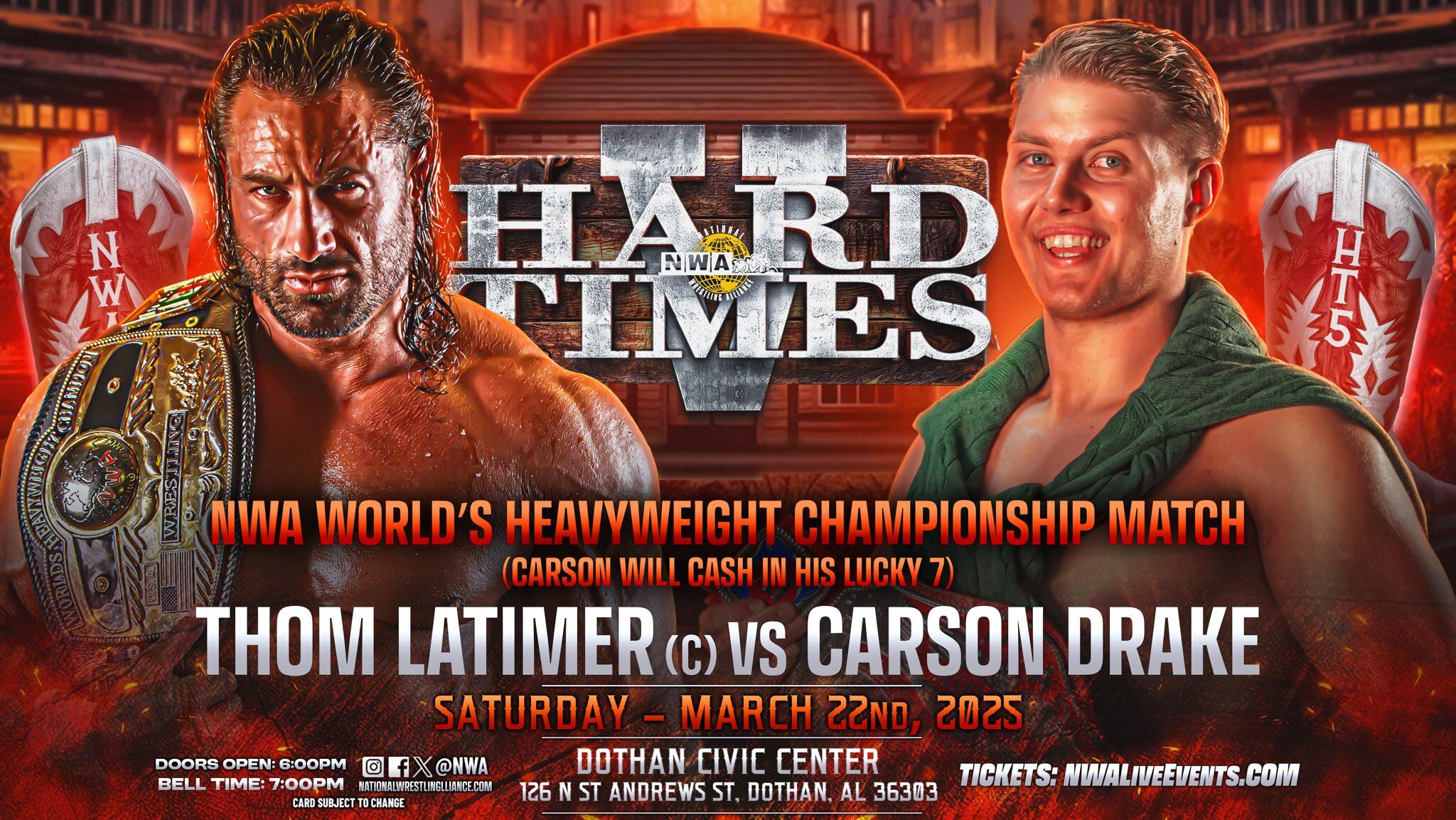 NWA Hard Times V: Top 5 matches to watch in Dothan