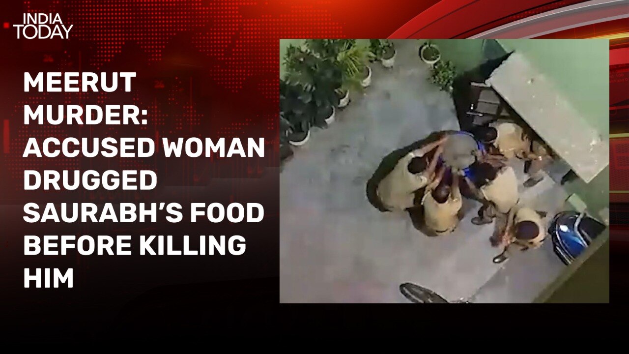 Meerut murder: Moment cops brought out cement-filled drum with victim's ...