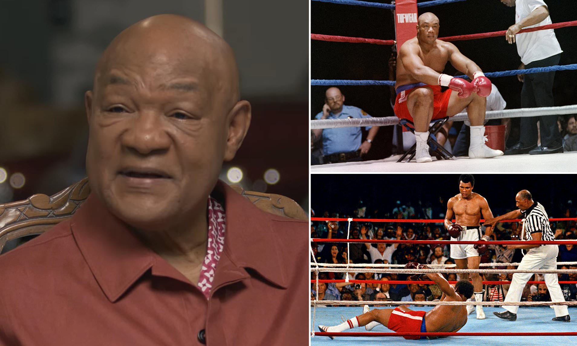 Emotional George Foreman reveals how he 'died and came back to life' in ...