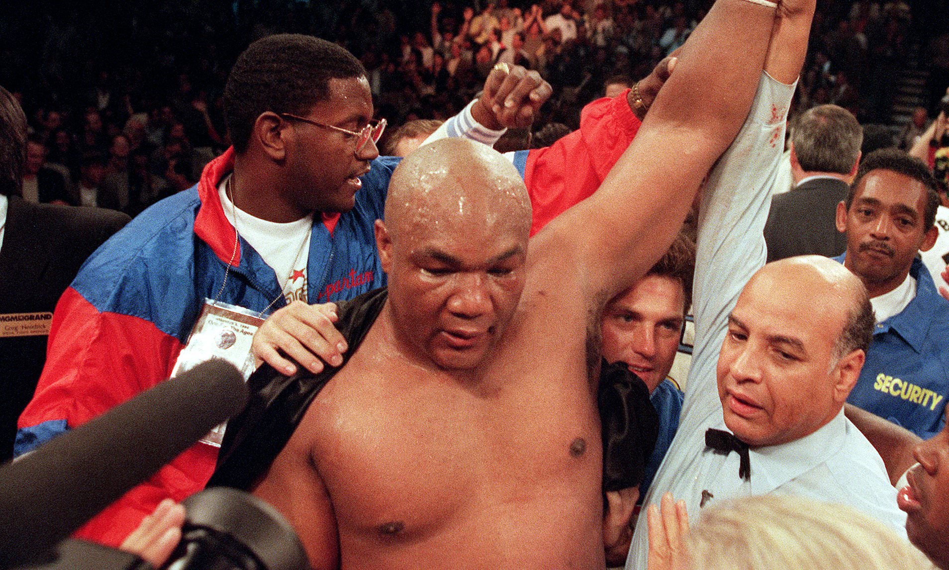 Anthony Joshua leads tributes to George Foreman after heavyweight ...