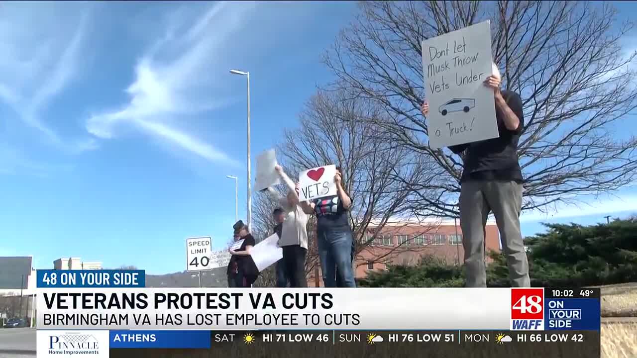 Veterans across the country protest as more VA cuts loom