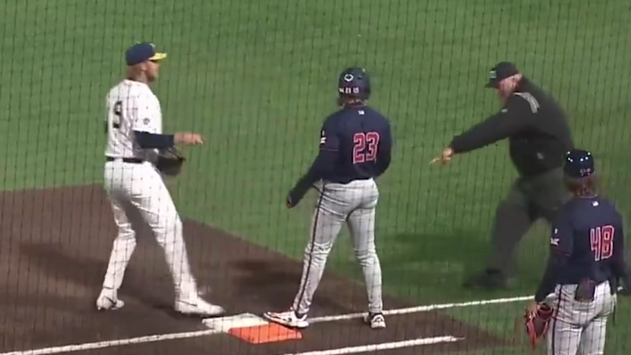 Arizona Baseball Gets a Brutal Reminder About New First Base Safety Bag ...