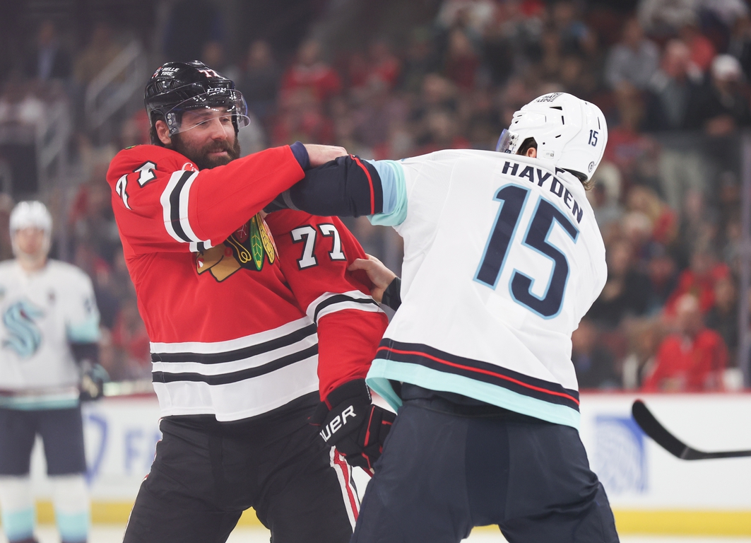 Our top NHL hockey fight photos from March