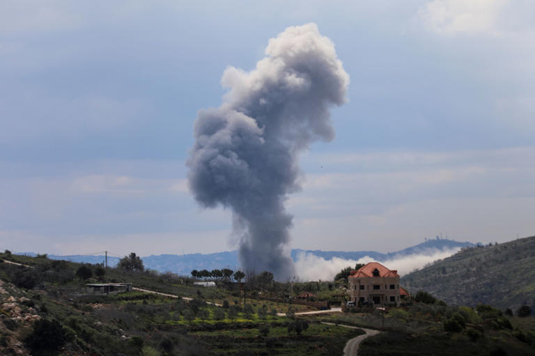 IDF strikes Lebanon after rocket fire in biggest exchange of ceasefire