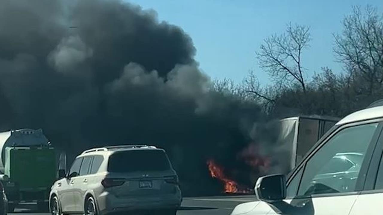 Semi-truck catches fire on I-294/I-80 at I-94 near Indiana border ...