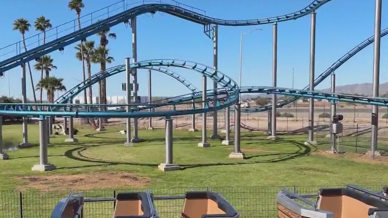 Rollercoaster takes you through llama exhibit