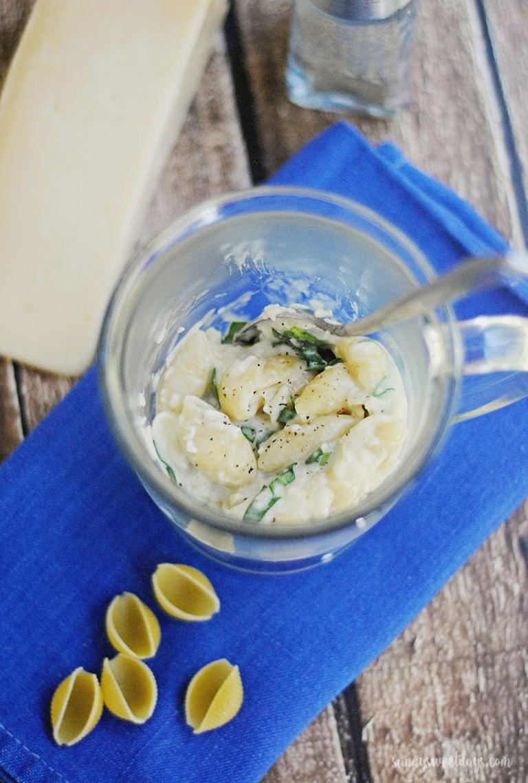 Cheesy Pasta Mug Recipe