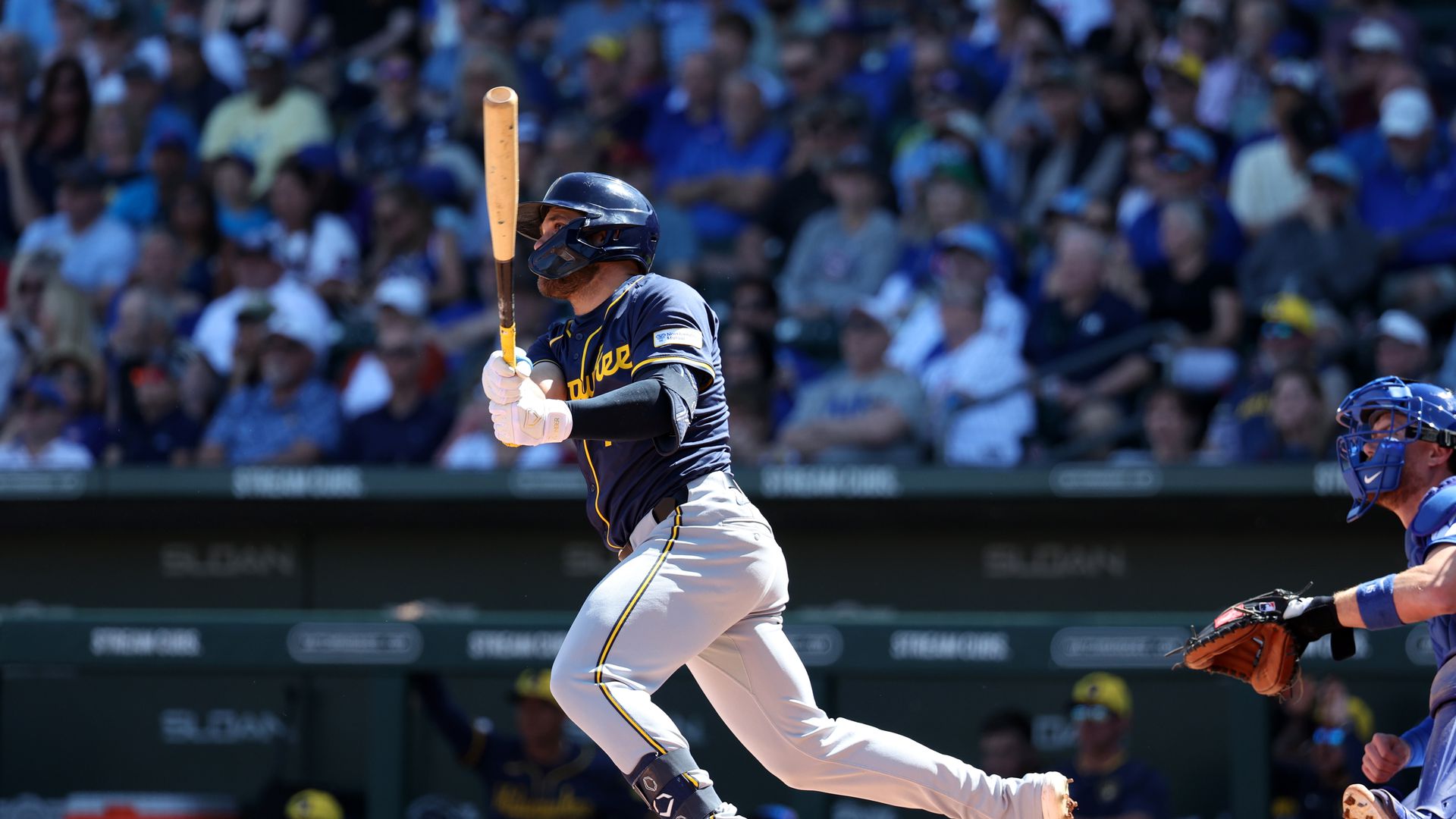 Athletics beat Brewers, 4-3, in walkoff fashion