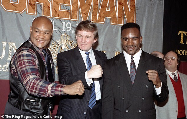 Donald Trump pays emotional tribute to George Foreman after boxing ...