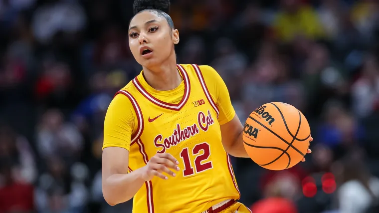 JuJu Watkins injury update: USC star guard rolls ankle in women's March ...